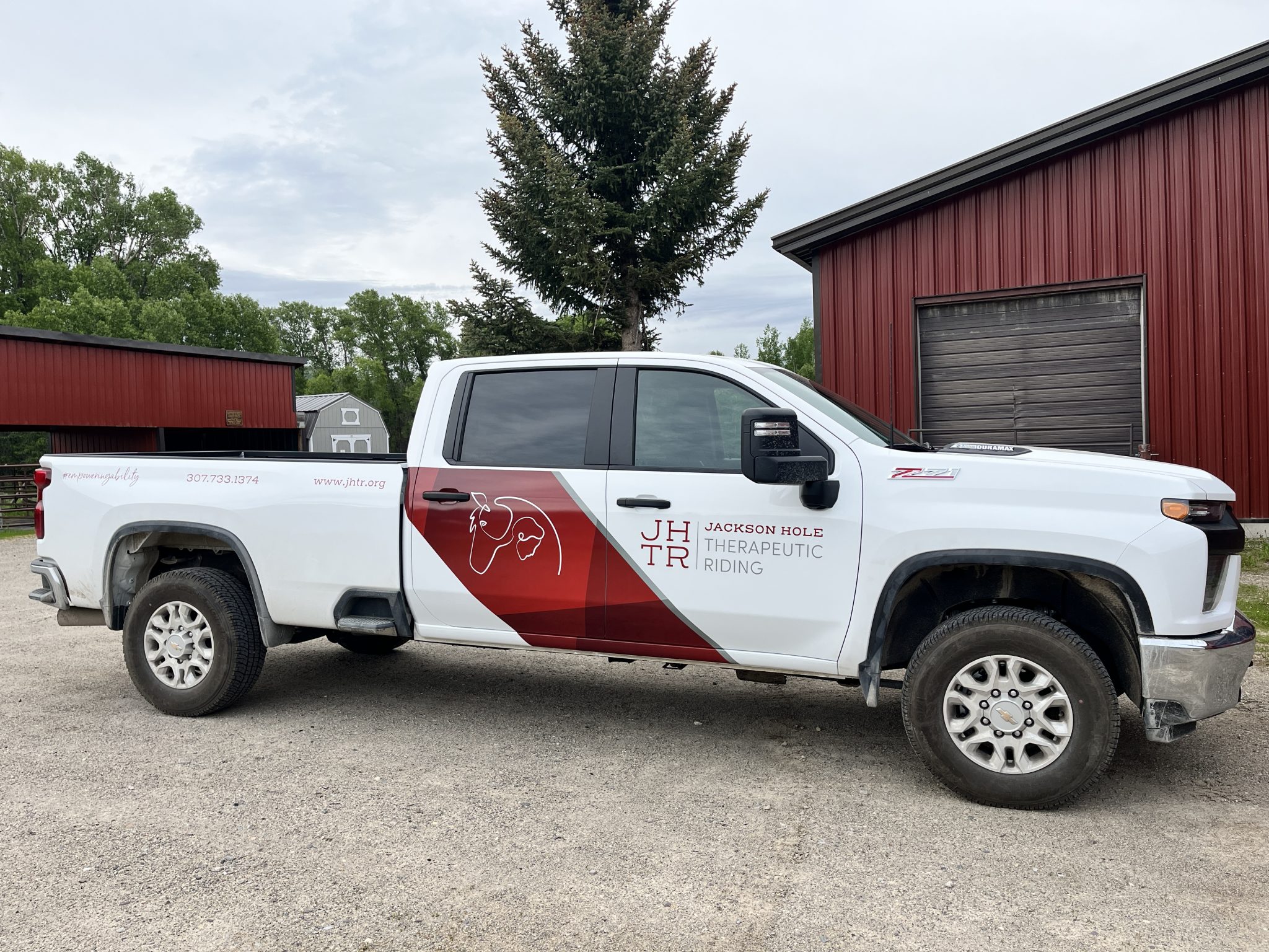 JHTR PROCURES NEW TRUCK - Jackson Hole Therapeutic Riding